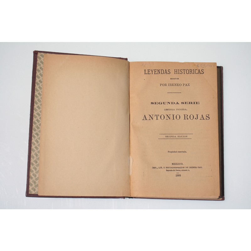 Antonio Rojas * - Literatura Mexicana - Literatura