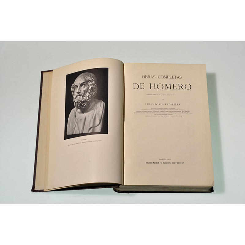 Obras completas de Homero - Clásica (grecorromana) - Literatura ...