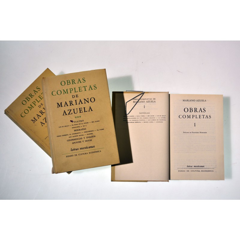 Obras completas de Mariano Azuela