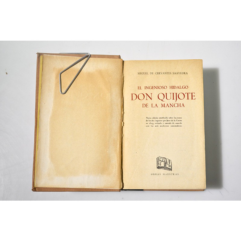 El ingenioso hidalgo Don Quijote de la Mancha