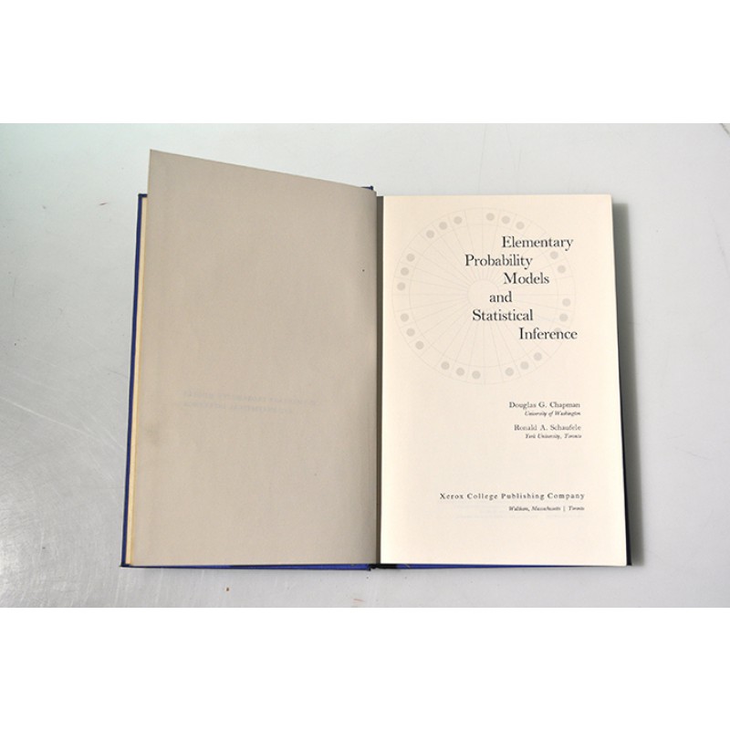 Elementary probability models and statical inference - Ciencia / Técnicos