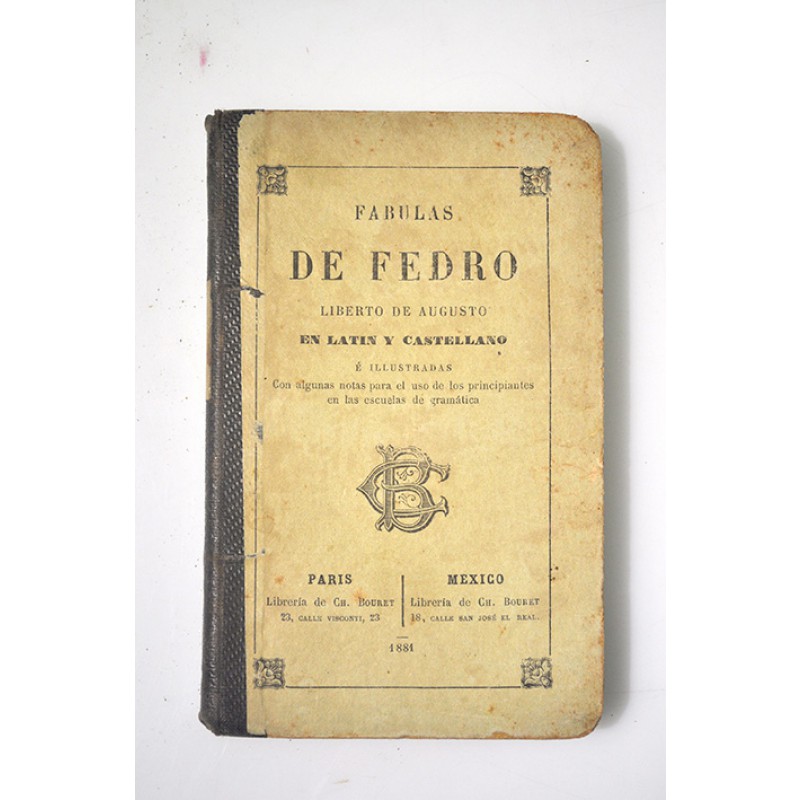 Fábulas de Fedro libreto de Augusto - Clásica (grecorromana ...